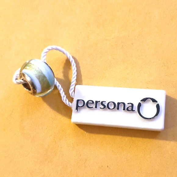 Persona | Jewelry | Persona Blue Gold And White Layered Charm Nwt ...